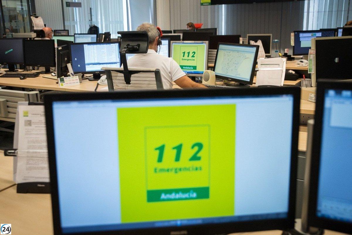El 112 gestiona más de 2.000 emergencias en Nochevieja y el inicio de 2025 en Andalucía.